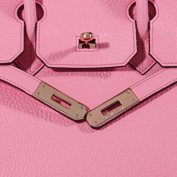 Hermes 30cm Birkin Bag Togo Leather with Strap Light Pink Gold